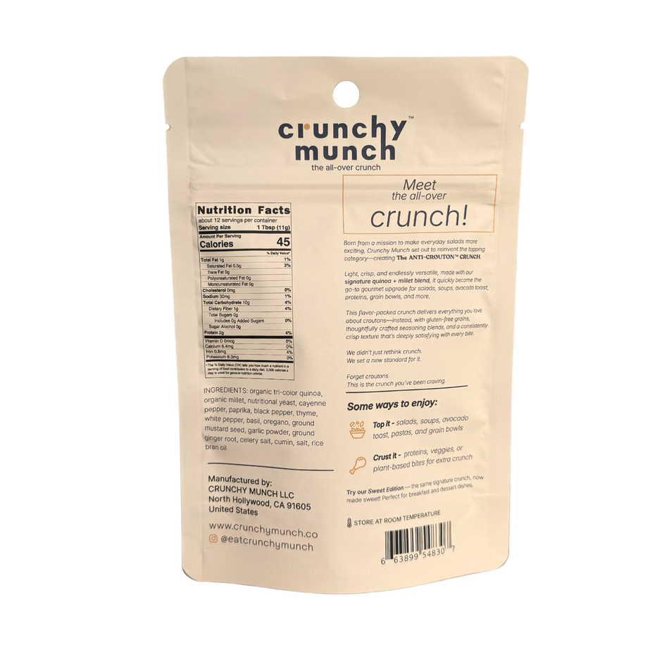 Crunchy Munch | Organic Superfood Toppings for Every Bite